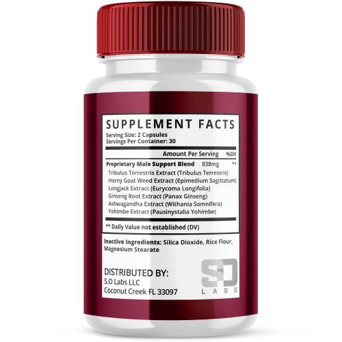 EnduraPrime for Men Advanced Formula Vitamin Supplement 60 Capsules ...