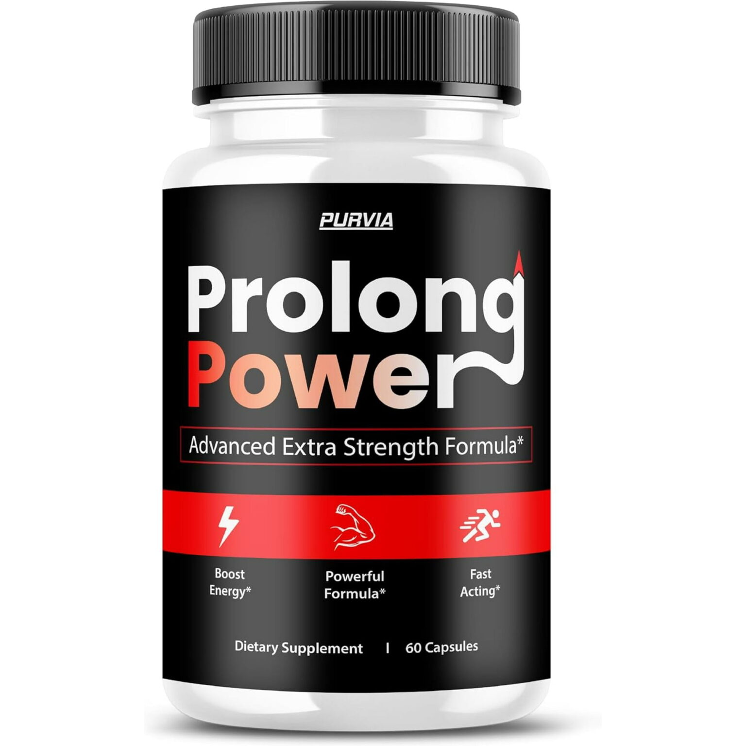 Prolong Power Pills For Men, All-Natural Support Formula (60 Capsules ...